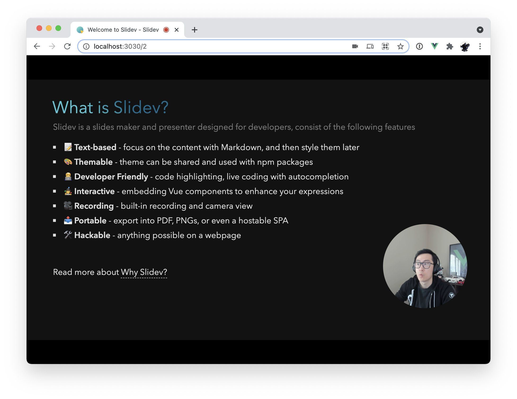 slidev - 为开发者打造的演示文稿工具Slidev是基于 Web 的幻灯片制作和演示工具；由 web 驱动，因此你 - 掘金